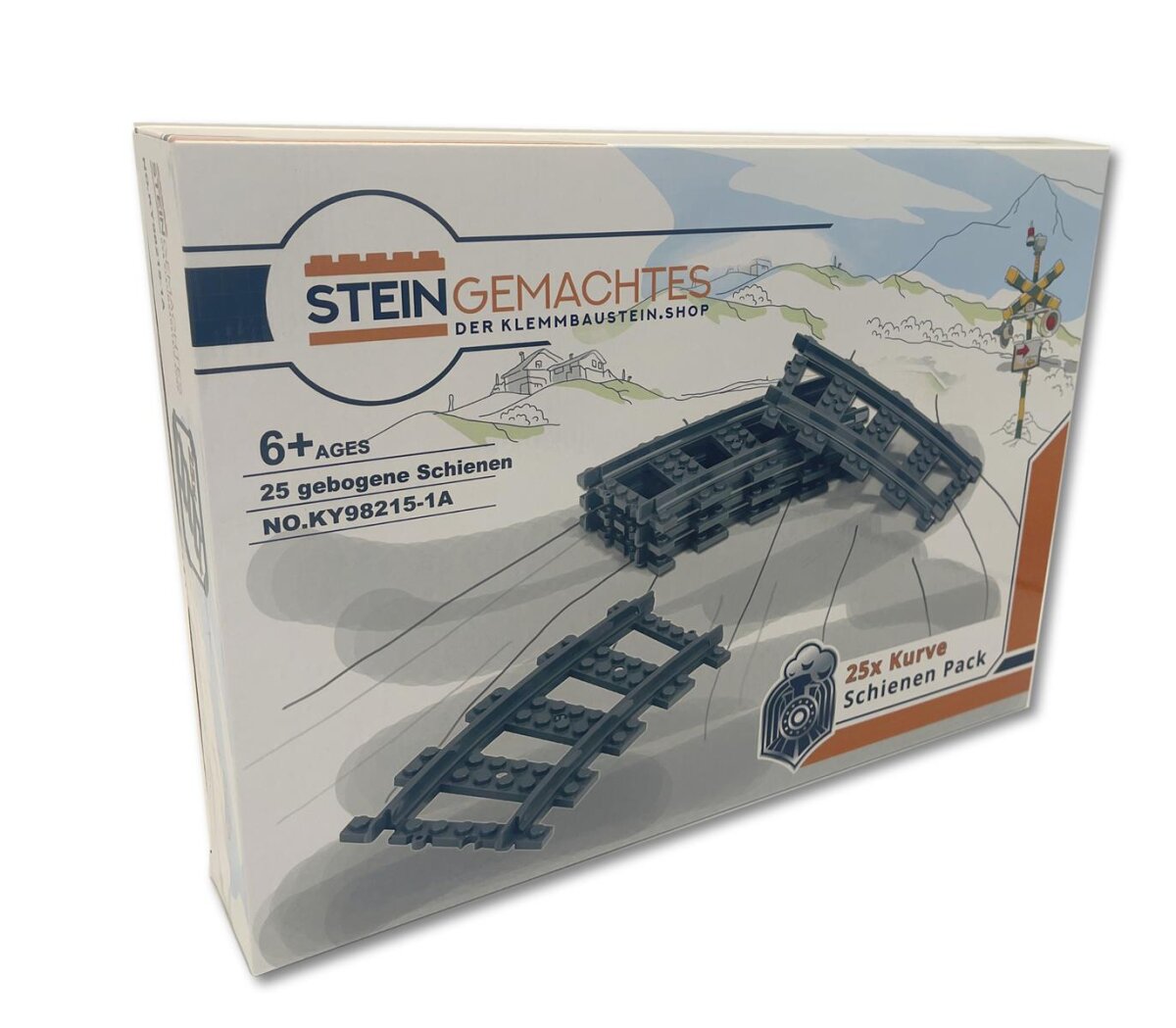 Kazi KY98215-1A Train Track Schienen-Set Kurven günstig kaufen